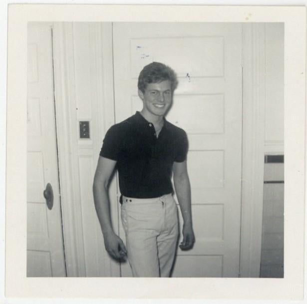 Sean Davidson 1960 Handsome Beefcake 2 Photo Set Gay Physique Bashful ...
