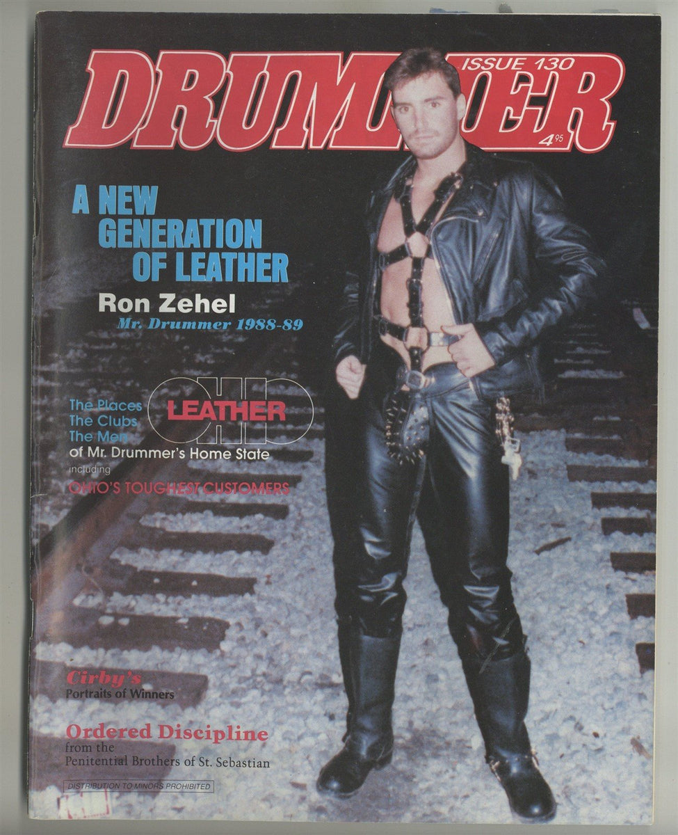 Drummer 1989 Bill Ward Art, Ron Zehel Desmodus Inc 122pgs Vintage Leat ...