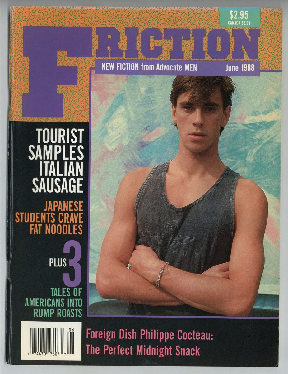 Friction 1988 Phillippe Cocteau Brad Posey 68p Vintage Pinup Gay Magaz ...