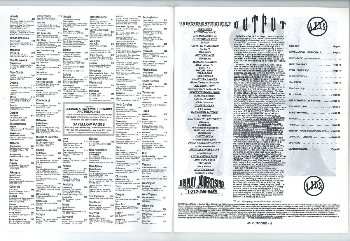 Outcome V3#10 Bobby Ruff 1991 Mel Roberts, Dean Rothman 48pgs Cachito ...