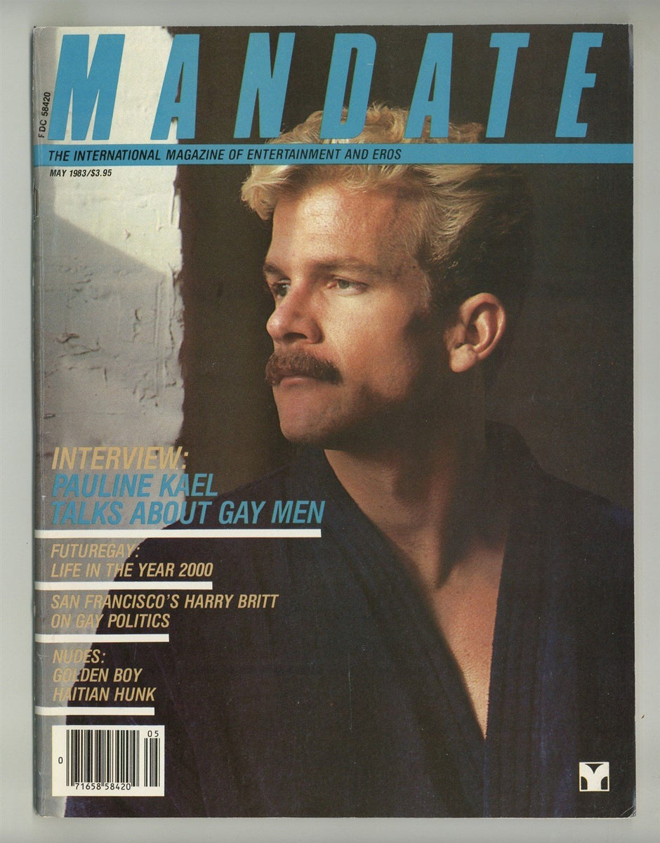 Mandate 1983 Nova, Phil Flasche 98pgs Vintage Gay Pinup Magazine M2528 ...