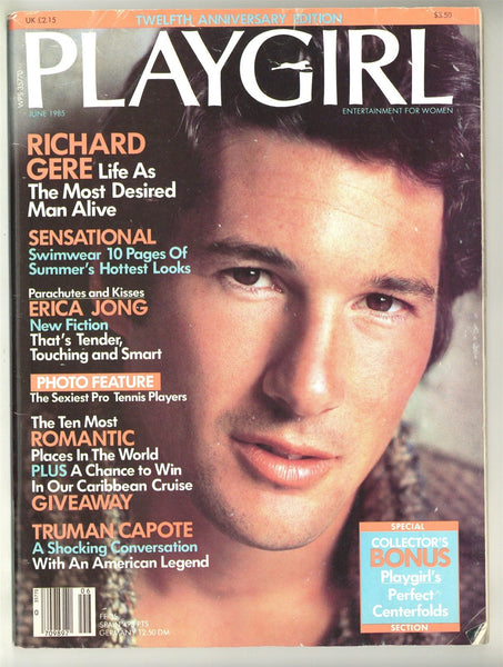 Playgirl 1985 Richard Gere, Brian Buzzini 114p Vintage Gay Pinup Magaz ...