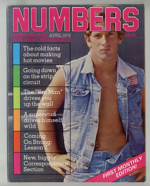 Numbers 1978 Van Man, Target Studios 100pgs Gay Physique Magazine M264 ...