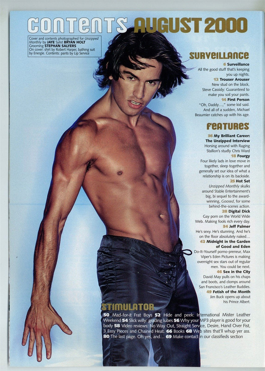 Unzipped 2000 Jeff Palmer, Jim Buck, Steve Cassidy 82pgs Leather Gay P – oxxbridgegalleries