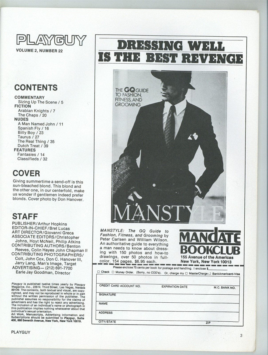 Playguy 1978 Don Hanover, Roy Blakey, Usher, Colt 48pgs Frank Dileo Vi ...